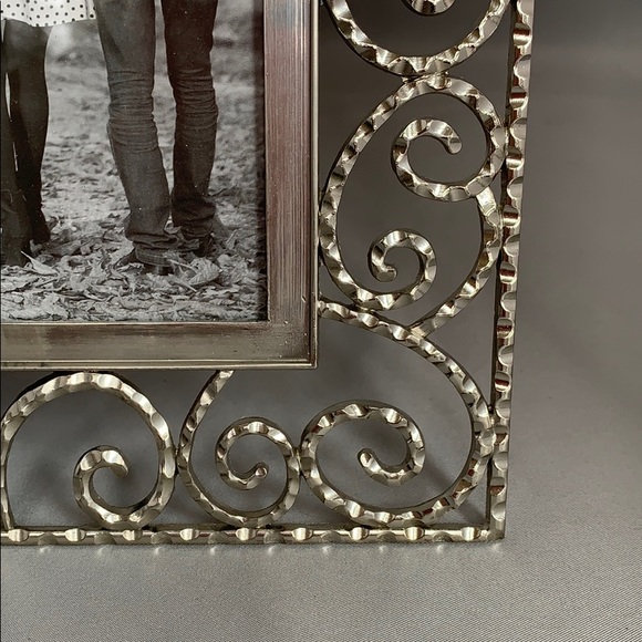 Accents | Silver Hammered Scroll 5 X 7 Metal Frame | Poshmark